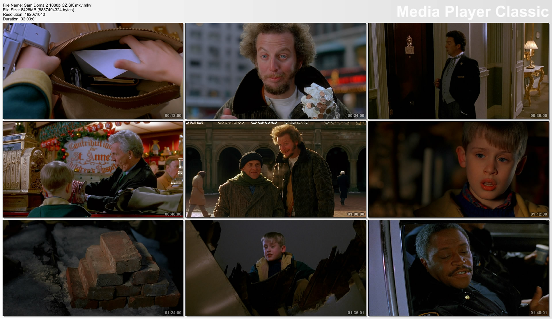 Popis / Obsah / Info k filmu Sám doma 2: Ztracen v New Yorku: